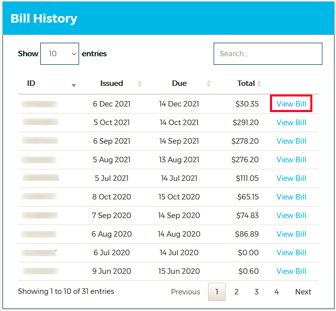 Checking your bill - SpinTel Knowledgebase